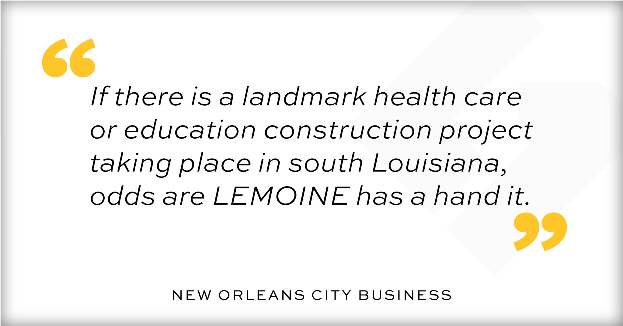 LEMOINE Recognized as a Fastest Growing Company by New Orleans City ...